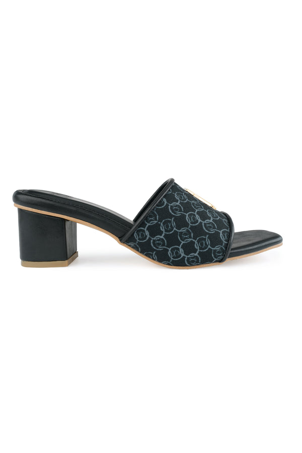 Interlock Block Heels - Black - ZYTADELIA