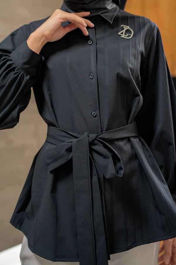 Ahwa Shirt - Charcoal - ZYTADELIA